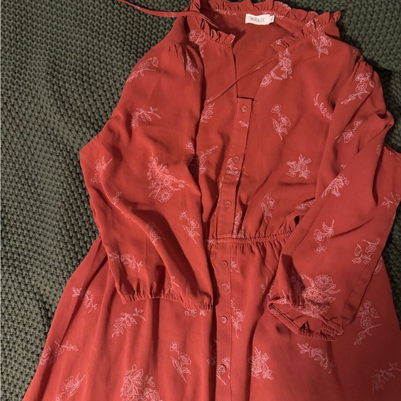 Roolee | Dresses | Roolee Rust Floral Dress | Poshmark